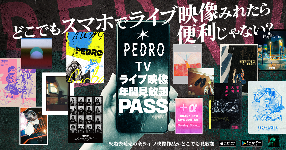 映像作品見放題サービス「PEDRO TV」サービススタート!!｜PEDRO OFFICIAL SITE